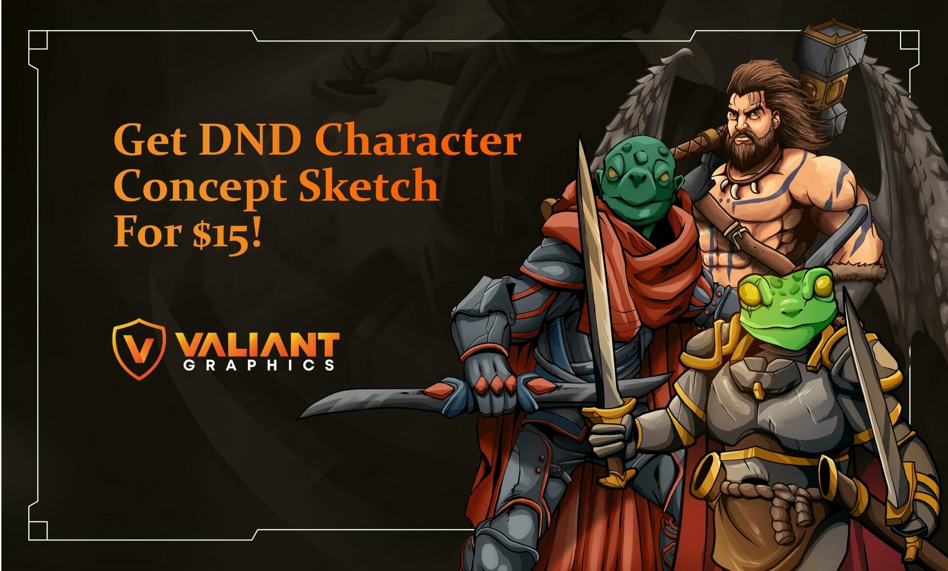 Drawing DND Characters | D&D Concept Art | Valiant Graphics